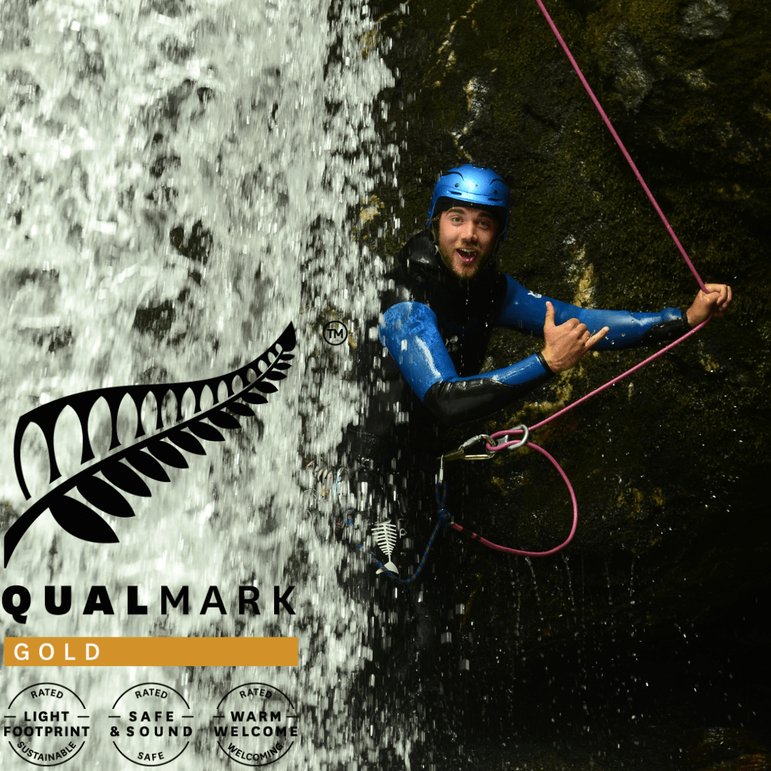 Achieving The Qualmark Gold Standard | Canyoning New Zealand